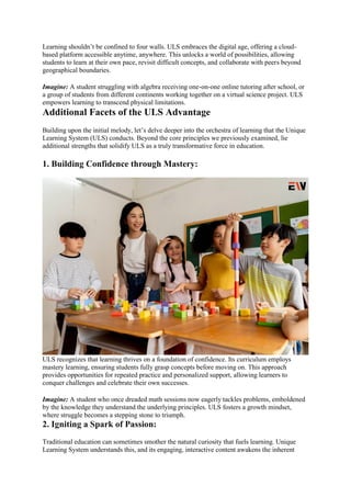 Advantage Of Unique Learning System | Enterprise Wired | PDF