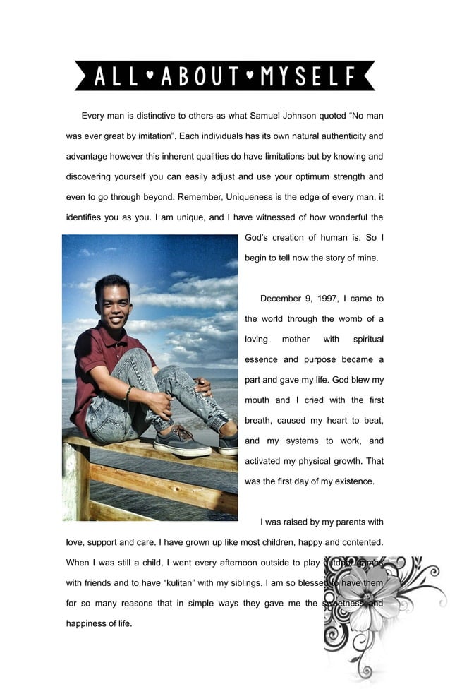 All About Myself | PDF