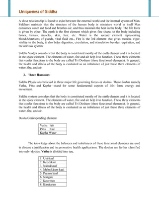 Uniqueness of siddha | PDF