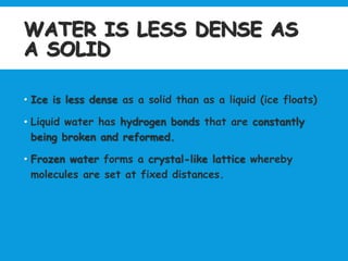 unique properties of water.pptx