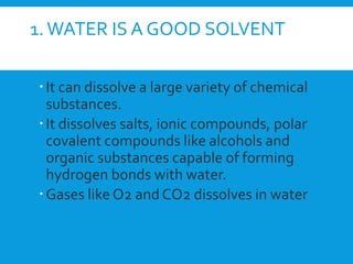 unique properties of water.pptx