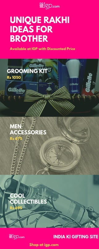 Unique rakhi ideas for brother | PDF