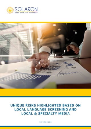 Unique risks sourced from local language - Nov 2016 | PDF
