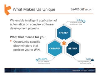 UniqueSoft Overview | PDF