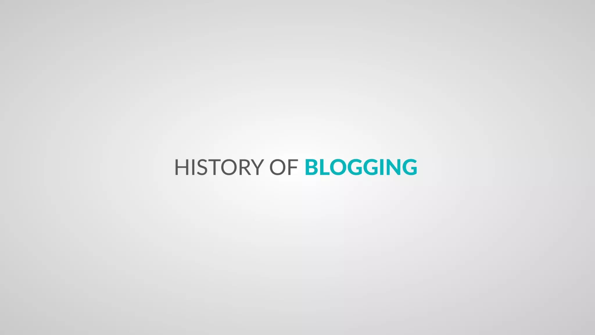 History Of Blogging Since 1994 | PDF