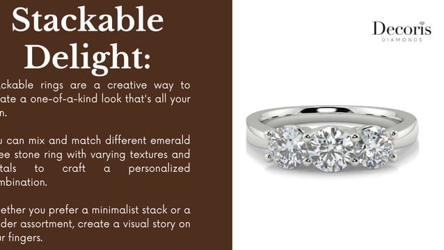 Unique Three-Stone Ring Styles To Make A Bold Statement_DecorisDiamonds ...