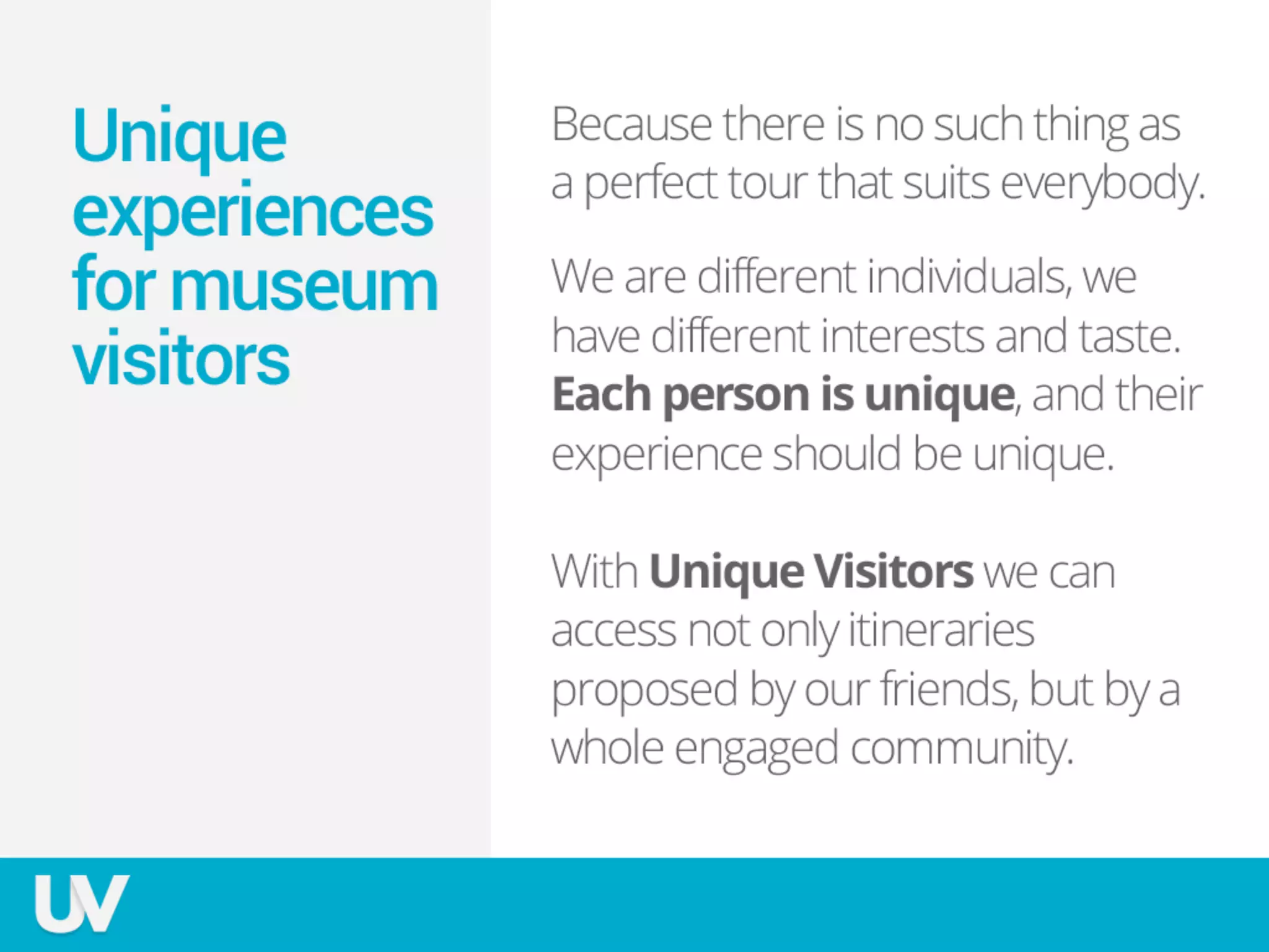 Unique visitors presentation | PDF