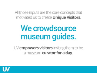 Unique visitors presentation | PDF | Business Expos & Conferences | Events