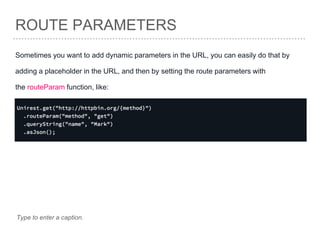 Unirest Java Tutorial | Java Http Client | PPTX | Web Development | Internet