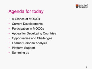 Massive Open Online Courses | PPT | Internet | Computing