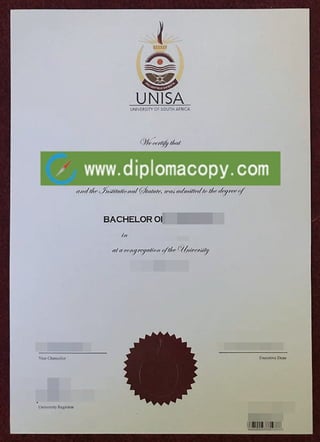 UNISA degree diploma | PDF