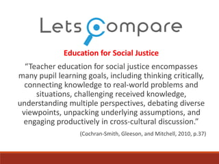 Teaching Social Justice in the EFL Classroom | PPT