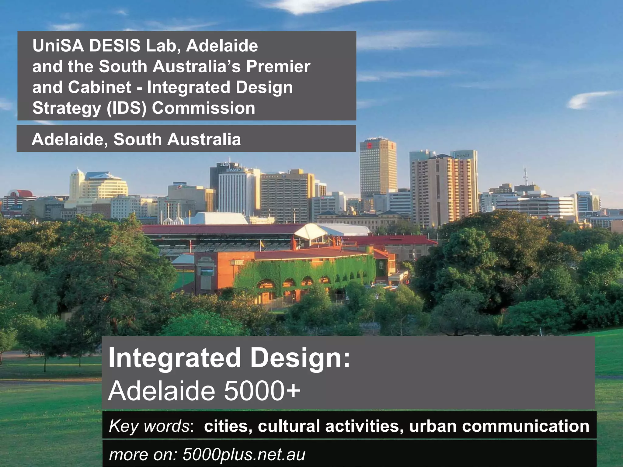 UniSA DESIS Lab | PPT