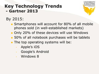 Student experiences and expectations of technology | PPTX