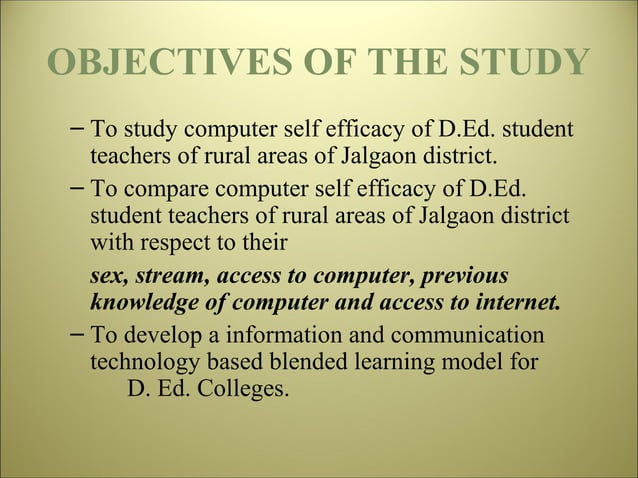 computer self-efficacy | PPT