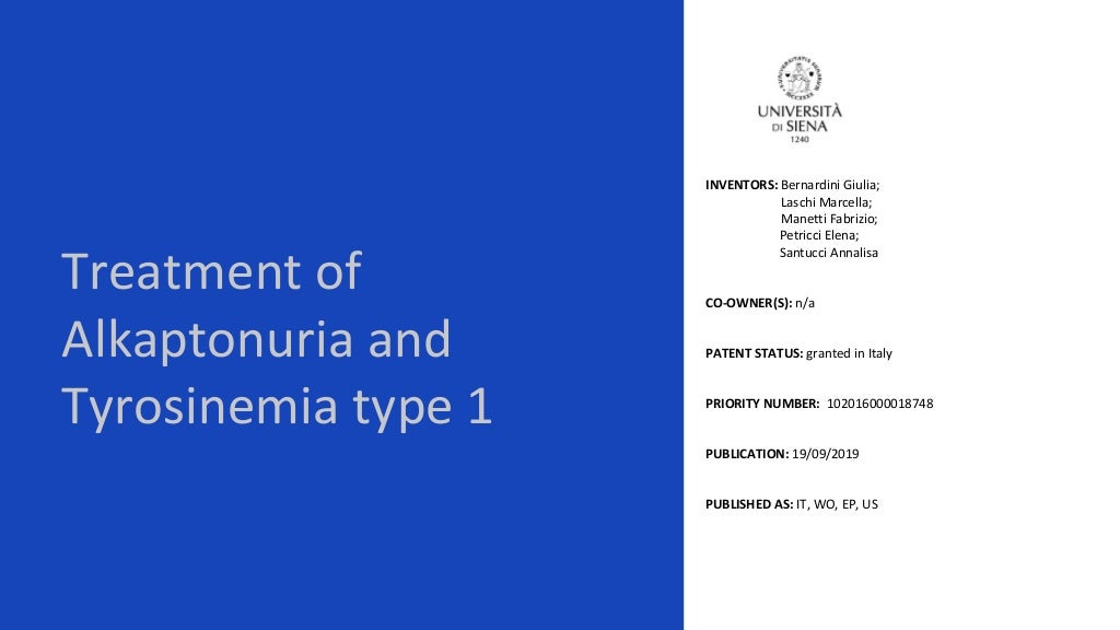 Treatment of Alkaptonuria and Tyrosinemia type 1 | PDF