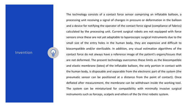 An instrument comprising a contact force sensor device | PPT
