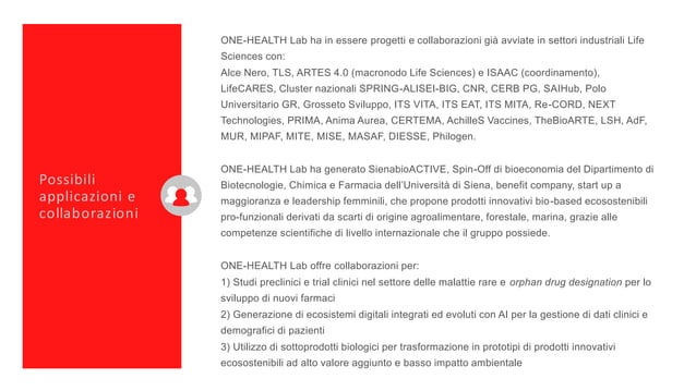 ONE HEALTH Lab: presentazione delle attività | PDF