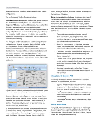 UniSim® Operations | PDF