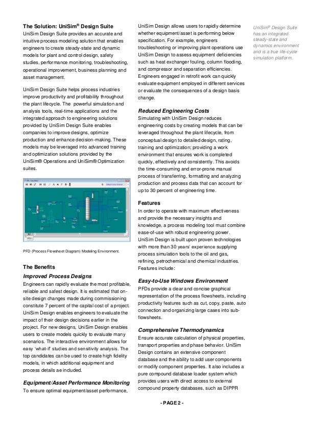 Unisim design capabilities - passaforums
