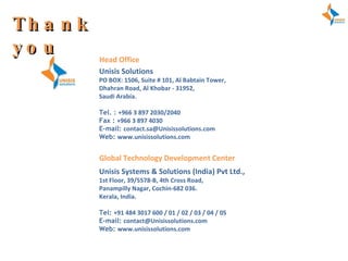Unisis company profile | PPT