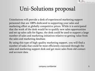 Uni Solutions Overview | PDF