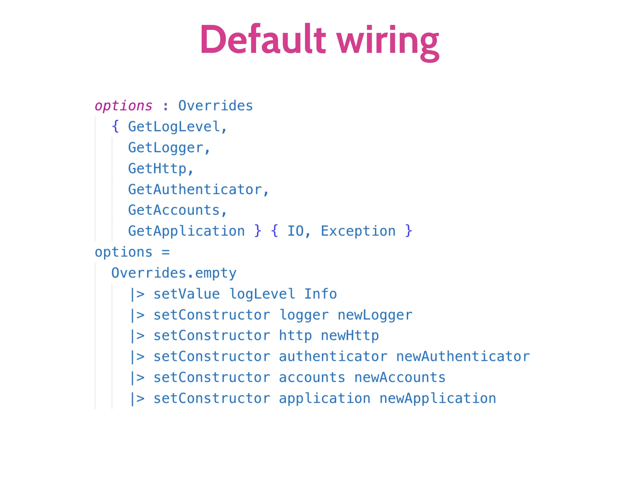 Shoehorning dependency injection into a FP language, what does it take? | PDF