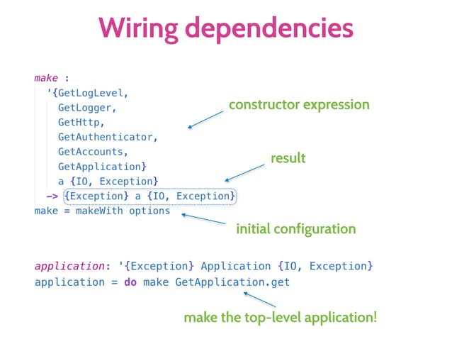 Shoehorning dependency injection into a FP language, what does it take? | PDF