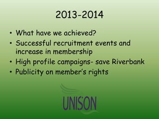 Unison agm | PPTX