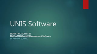 Unis software | PPT