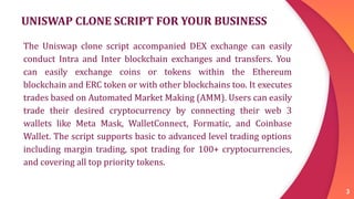 Uniswap clone-script | PPT