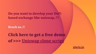 Uniswap clone-script | PDF
