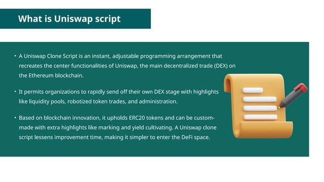 Uniswap clone script - BlockchainX Explain.pptx