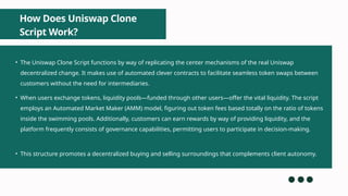 Uniswap clone script - BlockchainX Explain.pptx