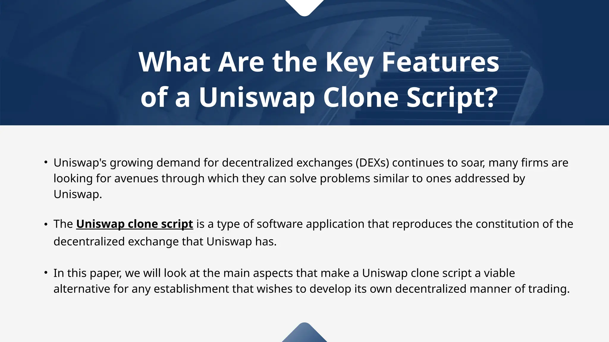 Uniswap Clone Script Key Features List.pptx