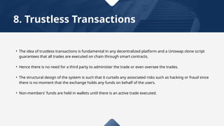 Uniswap Clone Script Key Features List.pptx