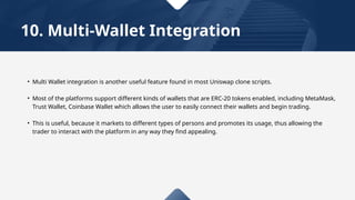 Uniswap Clone Script Key Features List.pptx