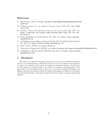 Uniswap defi whitepaper | PDF