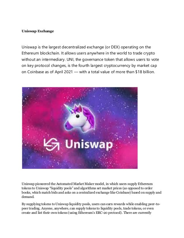 Uniswap Exchange-converted | PDF | Currencies | Economy
