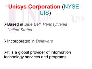 Unisys Corporation | PPT