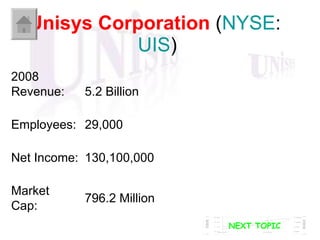 Unisys Corporation | PPT