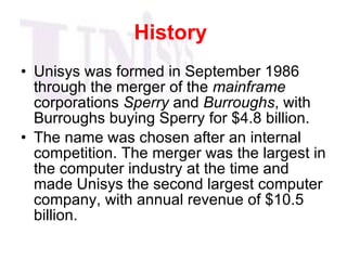 Unisys Corporation | PPT