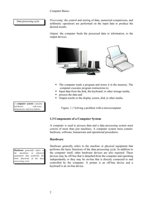 computer Unit 1 | PDF | Operating Systems | Computer Software and ...