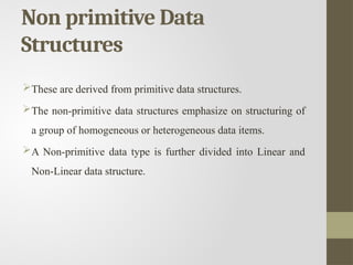Introduction to data structures and its types | PPTX