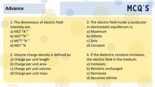 Electrostatic Field and Electric Field Intensity: Point Charges and ...