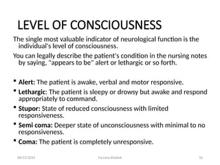 Unit-02 NERVOUS SYSTEM ASSESSMENT Provided By Immam Ud Din.pptx