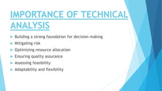 Project management- technical analysis for MBA students | PPTX