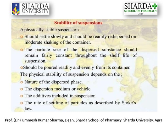 Biphasic liquids: Suspensions: Definition, advantages and disadvantages ...