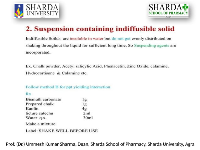 Biphasic liquids: Suspensions: Definition, advantages and disadvantages ...