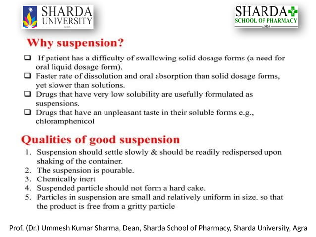Biphasic liquids: Suspensions: Definition, advantages and disadvantages ...